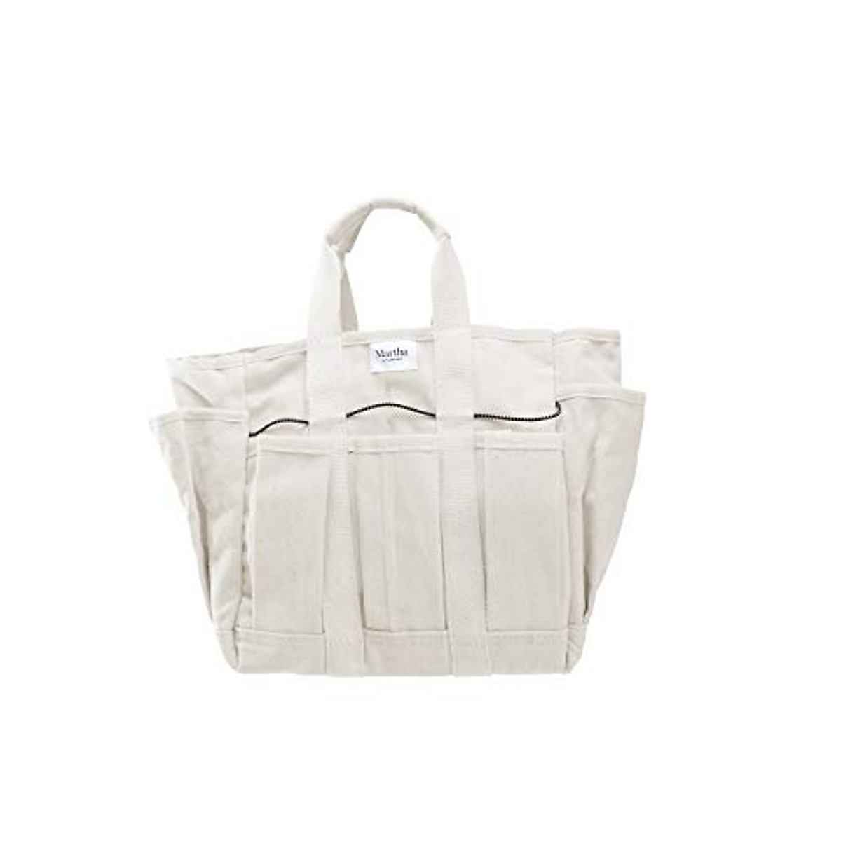 Martha Stewart Heavy-Duty Canvas Garden Bag with 6-Inch Exterior Pockets and 11-Inch Interior Pockets