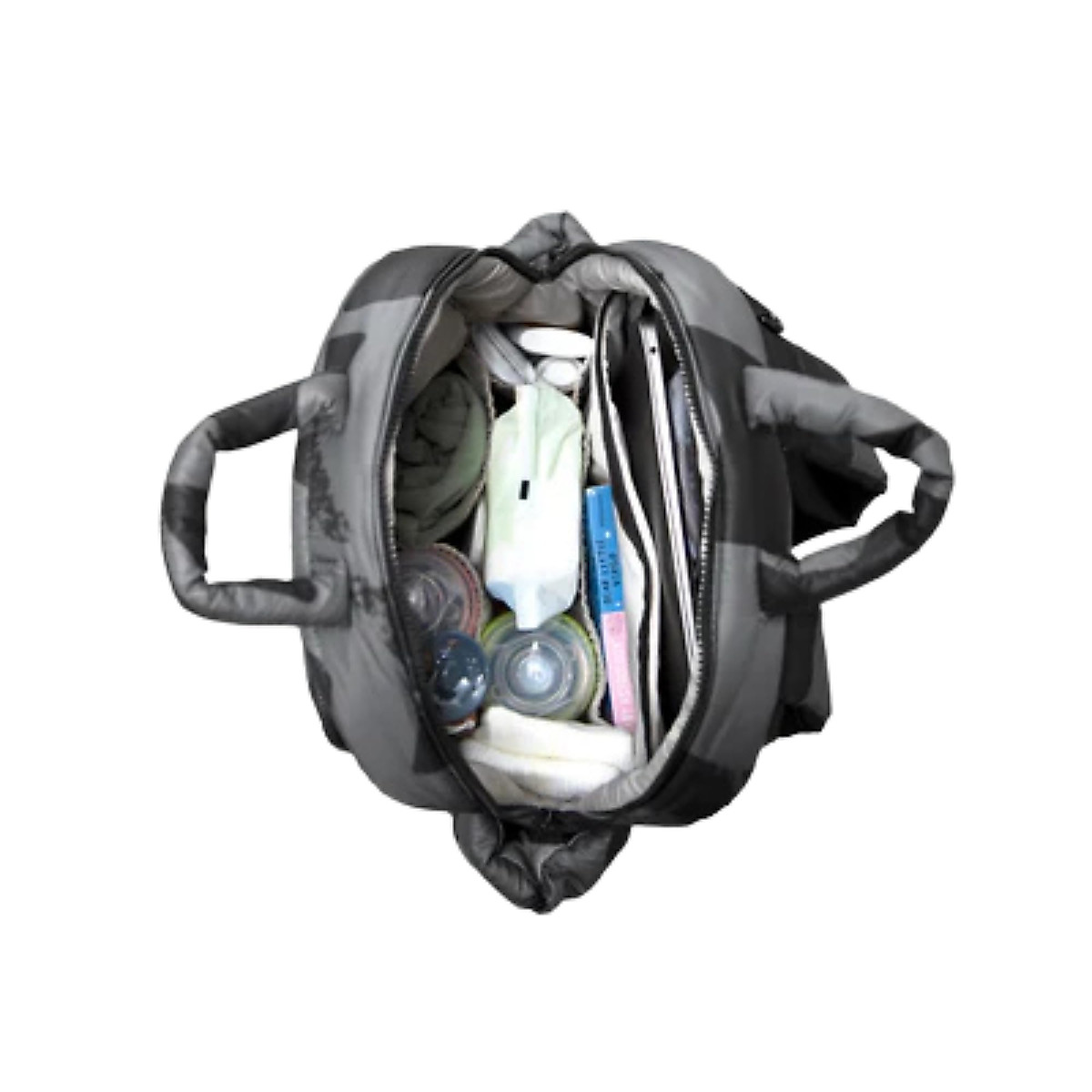 7AM Voyage Diaper Bag Backpack - Multifunctional Waterproof Travel Bag, Large Capacity Carry on Backpack with Padded Shoulder Straps, Newborn Essentials Backpack for Traveling | Print Stella Grand