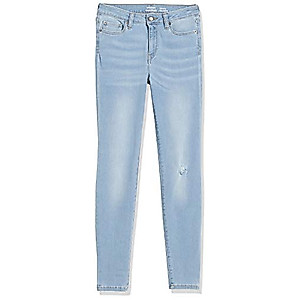Amazon Essentials Women's Skinny Jean, Light Wash, 0 Short