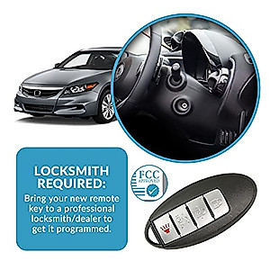Keyless2Go Replacement for Proximity Smart Keyless Remote Fob for KR55WK48903 KR55WK49622
