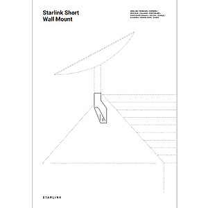 Starlink Short Wall Mount