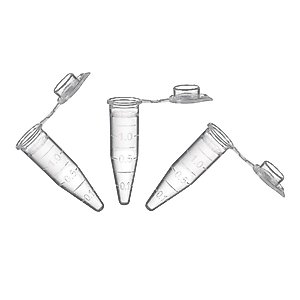 Polypropylene 1.5 ml Micro-centrifuge Tube with Snap Cap, Natural (Pack of 500)