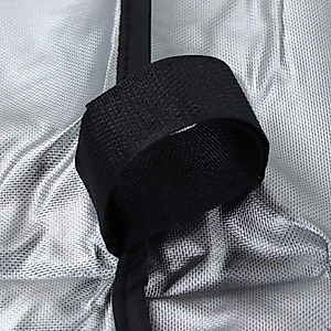 Mokylor Swing Chair Canopy Replacement, 74x 52 in Oxford Outdoor Swing Canopy Silver Coated, Waterproof Swing Chair Top Cover for Outdoor Garden Patio Yard Park Porch Seat Furniture(Coffee)