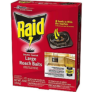 Raid Double Control, Large Roach Baits, 8 CT (Pack - 3)