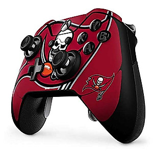 Skinit Decal Gaming Skin compatible with Xbox One Elite Controller - Officially Licensed NFL Tampa Bay Buccaneers Large Logo Design