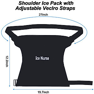Shoulder Ice Pack Rotator Cuff Cold Therapy, Ice Pack for Shoulder Surgery Pain Relief, Sports Injuries, Swelling, Joint Pain, Bursitis, Tendonitis, etc