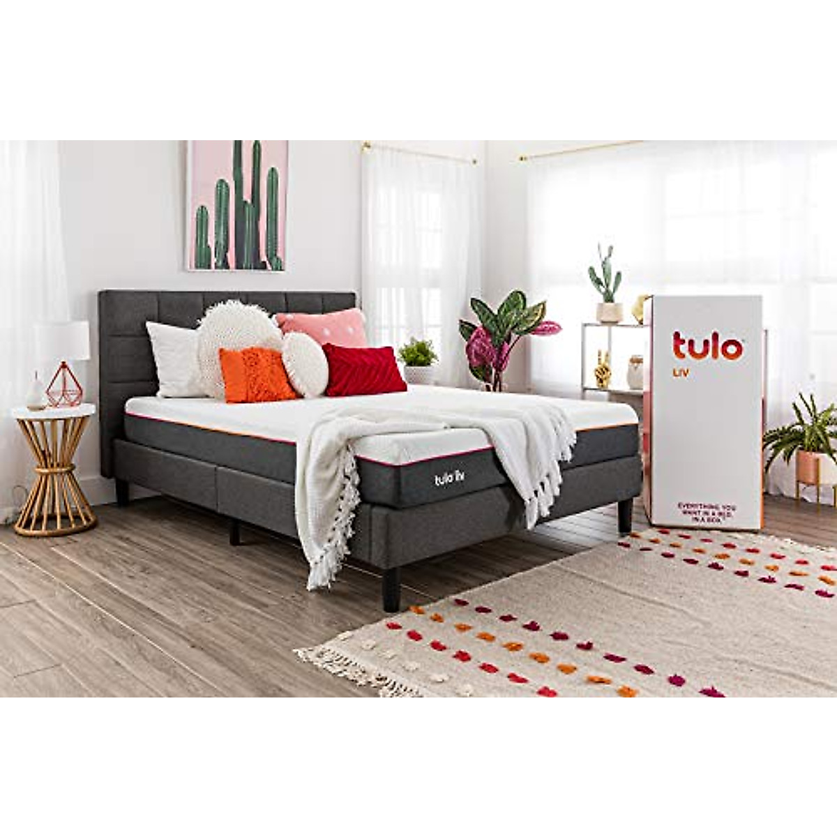 Tulo LIV Mattress, Twin Size 9 Inch Bed in a Box, Great for Sleep and Optimal Body Support