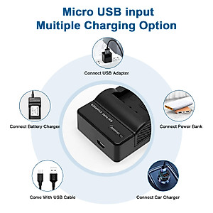 Mliepow 2 Pack EN-EL19 Battery (900 mAh) and USB Charger Compatible with Nikon A100, Coolpix S33,S100 S2800 S3200 S3300 S3500 S3600 S4100 S4200 S4300 S5200 S5300 S6500 S6600 S6800 S6900 S7000 Camera
