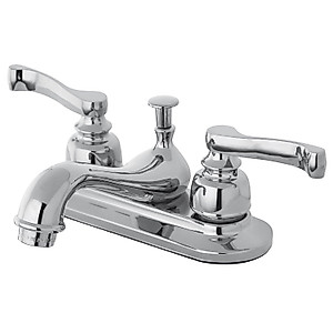 Kingston Brass KB8601 Royale 4" Centerset Bathroom Faucet, 4-3/4 inch spout reach, Polished Chrome