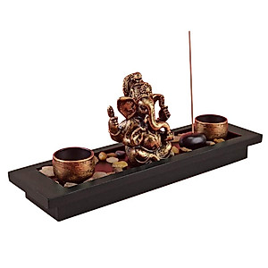 YYW Tabletop Buddha Zen Garden Incense Holder Ornament Incense Burner Sticks Incense Holder for Decor Meditation Relax (Elephant)
