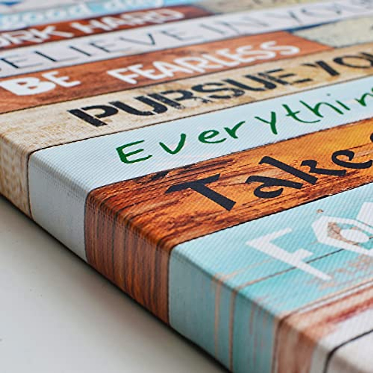 Inspirational Canvas Wall Art for Office, Home Office Wall Decor for Women, Quotes Wall Decor for Bedroom Living Room 12" X 16"