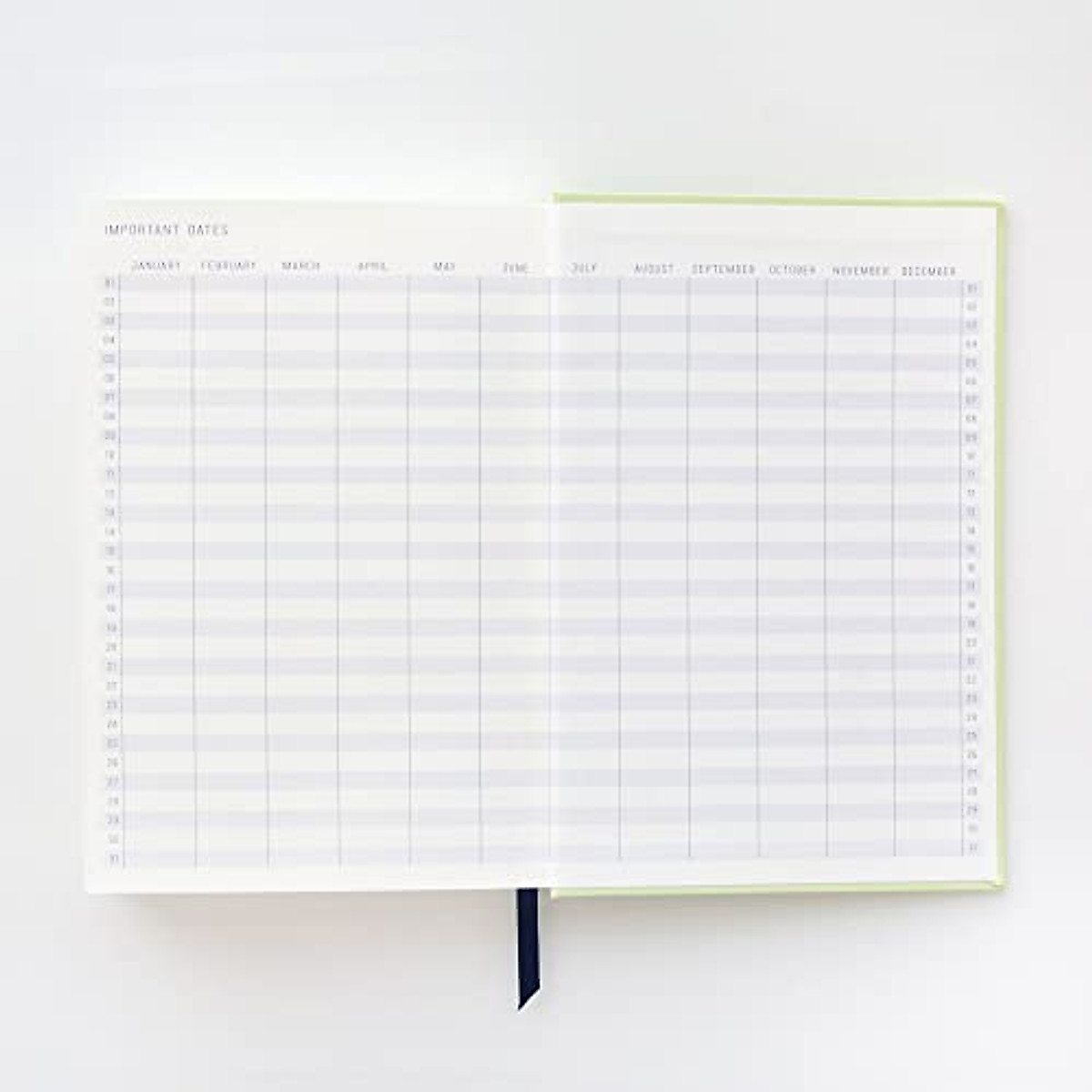 Designworks Ink Vintage Sass A5 Hardcover Notebook Journal, Whom, 14.6cm x 21.6cm, Green, JB86-1104EU