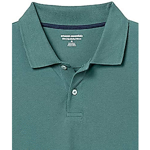 Amazon Essentials Men's Slim-Fit Long-Sleeve Pique Polo, Sage Green, X-Large