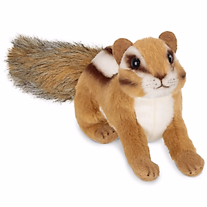Bearington Collection Chippie Plush Chipmunk Stuffed Animal, 7 Inch