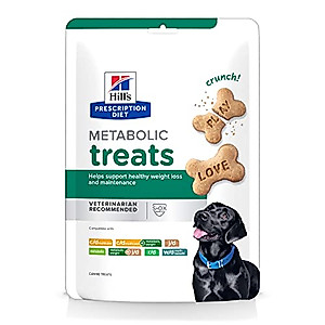 Hill's Prescription Diet Metabolic Weight Management Dog Treats, Veterinary Diet, 12 oz. Bag