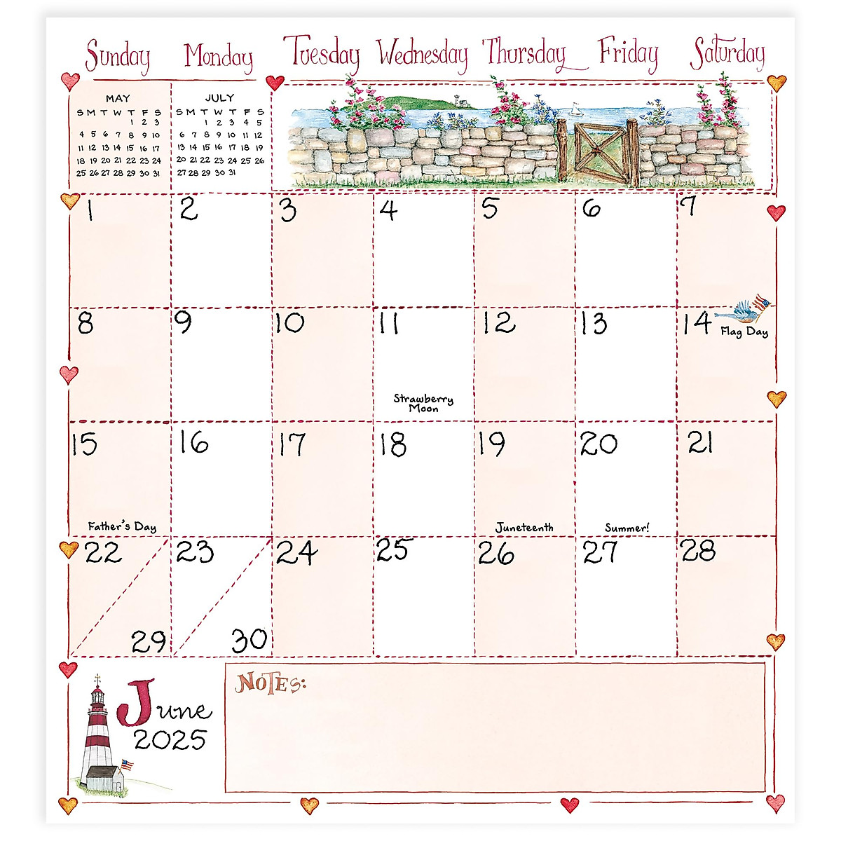 TF PUBLISHING 2024-2025 Susan Branch 2-Year Small Monthly Pocket Planner | 2-Page Large Calendar Grid and Lined Notes Section in Back | Monthly Day Planner for Purse | 3.5" x 6.5"
