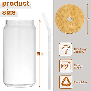 WODOHOLO Teacher Appreciation Gifts, Thank You Teacher Gift, Birthday Gifts for Teachers, Back To School Teacher Gifts, Can Glass Gift for Teacher, Women