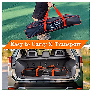 Zdgao Portable Pickleball Net Set with Paddles Set of 4, 22FT Official Size Pickleball Net, 4 Outdoor Pickleballs and Carry Bag, Weather Resistance Strong Steel Frame