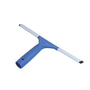 Ettore-17008 8-Inch All Purpose Window Squeegee with Lifetime Silicone Rubber Blade, Blue