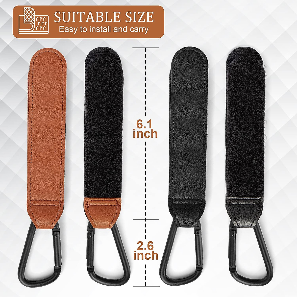 Baby Stroller Hooks Clips,Convenient Mommy Bag Hooks for Hanging Diaper Bags,Purse,Stroller Organizer Accessories