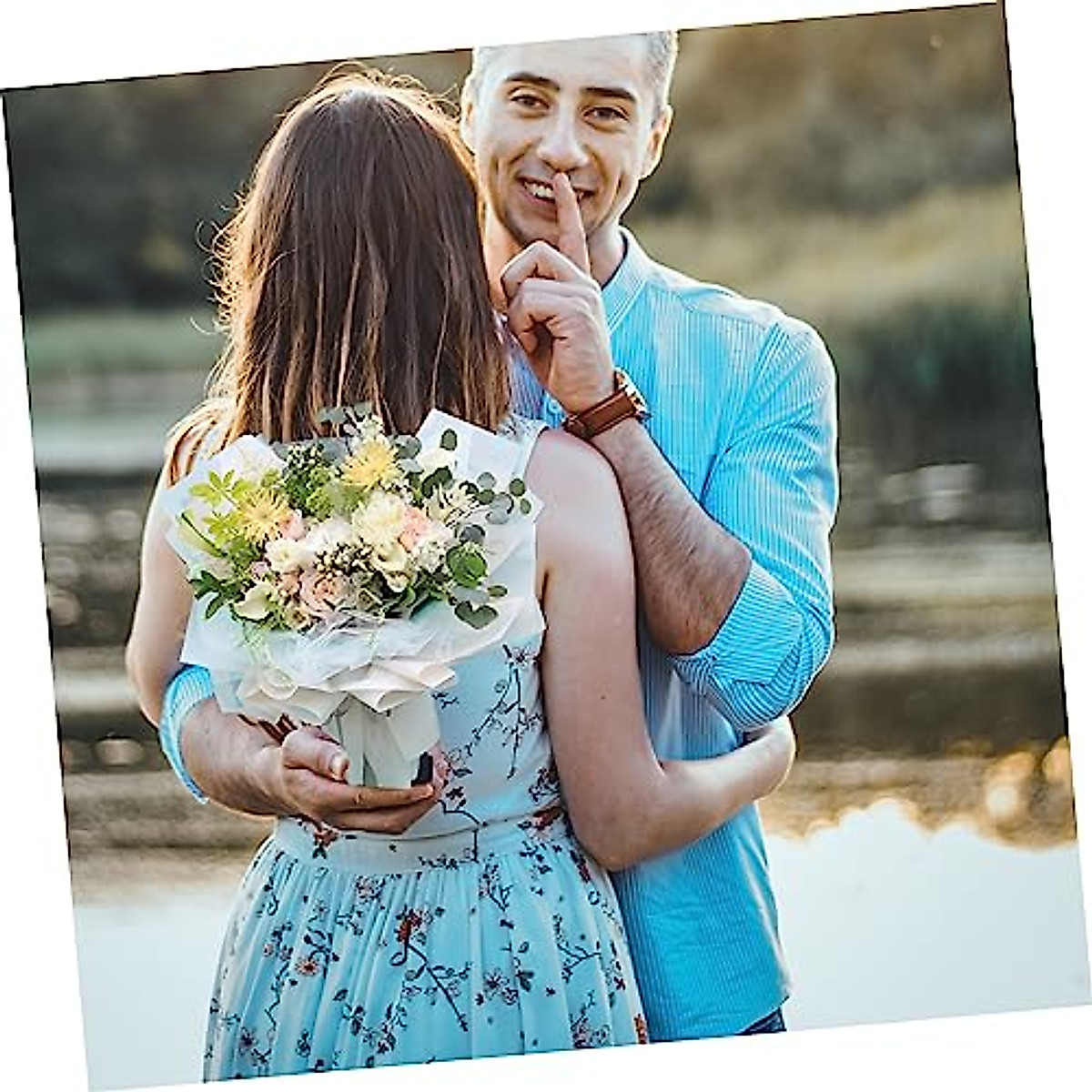 GARVALON 20pcs Rose Wrapping Paper Tutu Packing Paper Flower Packaging Paper Matte Wrapping Paper Valentines Day Flower Papers Wedding Flower Wrapping Paper Gift Plastic Accessories Flowers