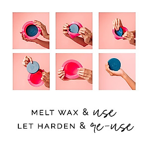 KoluaWax Wax Warmer Silicone Bowl Replacement – Reuse Melted Hard Wax Beans and Reduce Waste – Heat Safe, Non-stick, and Easy Clean Liner – Compatible with 16oz Electric Waxing Kits