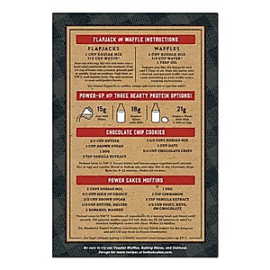 Kodiak Cakes Protein Pancake Power Cakes, Flapjack and Waffle Baking Mix, Buttermilk, 20 Oz, (Pack of 6)