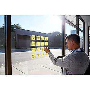 Post-it® Notes, Super Sticky Notes, 3 in x 3 in, Canary Yellow, Pack Of 16 Pads