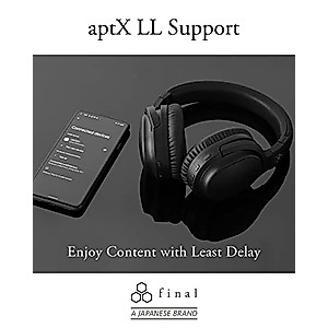 Final UX3000 Wireless Overhead Headphones with Active Noise Cancelling