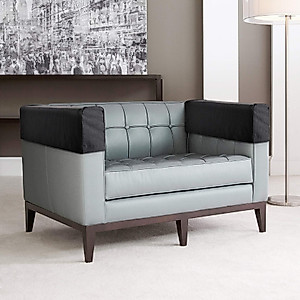 CM Anti-Slip Sofa Armrest Slipcover Anti-dust Armchair Stretch Cover for Sofa Recliner Armchair Couch Protector, One Pair (Black)