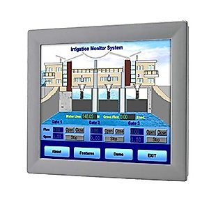 (DMC Taiwan) 17 inches SXGA Industrial Monitor with Resistive Touchscreen and Direct-VGA Port