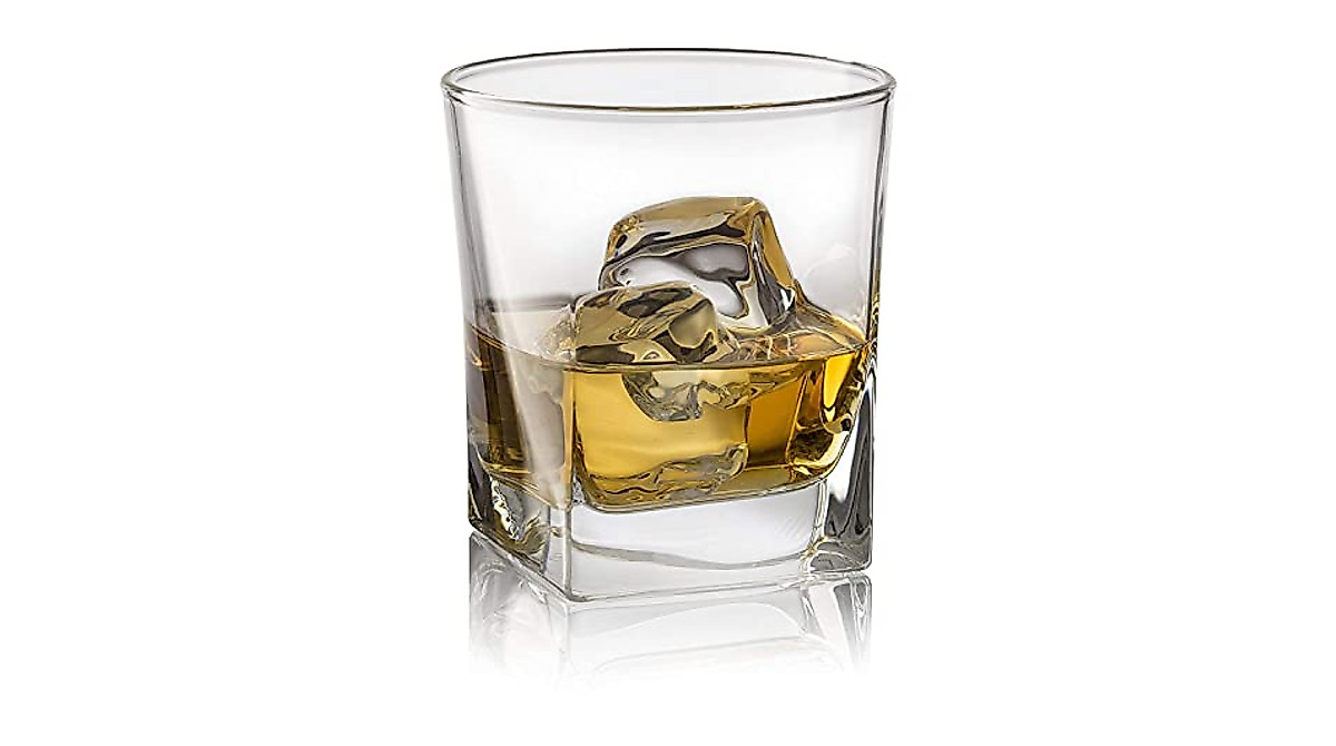 Double Old Fashioned Whiskey Glass Set - Perfect for Cocktails