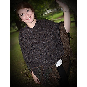 Lambswool Ruana Kerry Woollen Mills Irish Turf