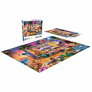 Buffalo Games - Jeff Haynie - Beach Holiday - 1000 Piece Jigsaw Puzzle For Adults - High Quality Challenging Puzzle Perfect for Game Nights - Finished Puzzle Size is 26.75 x 19.75