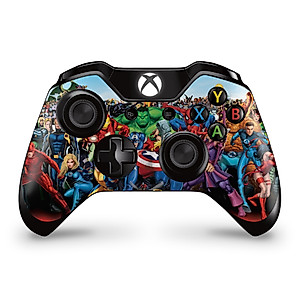 2 x Superhero Full Skin Wrap for Xbox One Controller Vinyl Sticker
