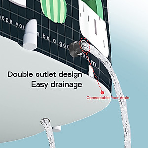 Portable Bathtub Kit, Foldable Soaking Bathing Tub for Adults, Shower Stall, Separate Family Bathroom SPA Tub, Ideal for Hot Bath Ice Bath(Minimalist style)