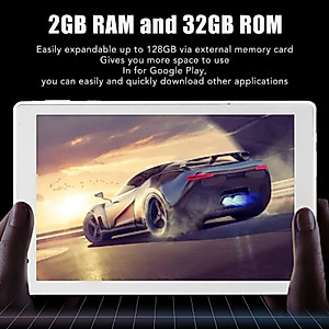 MAVIS LAVEN 8.0 Inch Tablet, 5G Dual Band WiFi 2GB RAM 32GB ROM Portable Tablet 8 Inch IPS (US Plug)