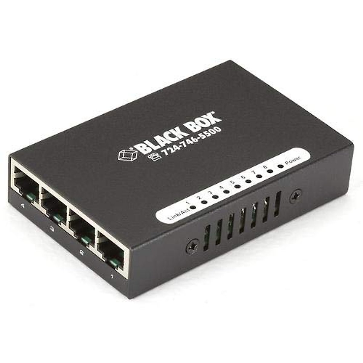 Black Box LBS008A, 8 Port Fast Ethernet Switch, Pack of 3 pcs