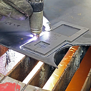 Plasma Stencil - Square Cutter Guide - 5 pc. Kit - .430"