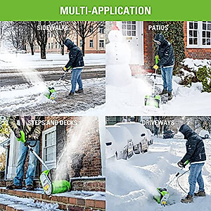 Greenworks 8 Amp 12 inch Electric Snow Shovel