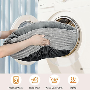 Heated Cat Bed for Indoor Cats, 20’’ Electric Cat Heated Bed Pet Warming Bed for Cats and Small Dogs, Washable Calming Round Donut Pet Bed with Heating Pad, Indoor Use