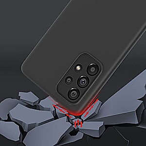 ZTOFERA Crossbody Case for Samsung Galaxy A52 5G with Lanyard Strap Adjustable Rope Liquid Silicone Soft Cover,Black