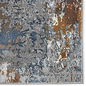 Home Dynamix Skyler Maurice Area Rug, 7'8"x10'1" Rectangle, Rust, Multi