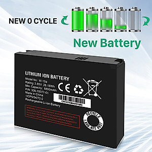 W-10a Battery, 6800mAh High Capacity Li-ion Replacement Battery for MR1100 AT&T Nighthawk M1 LTE Mobile Hotspot Route