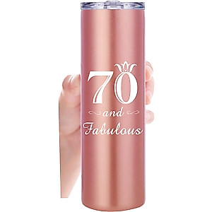 MEANT2TOBE 70th Birthday Gifts for Women, 70 Birthday Gifts, Gifts for 70th Birthday Women, 70th Birthday Decorations, Happy 70th Birthday Gift, 70th Birthday Tumblers, 70th Birthday Party Supplies
