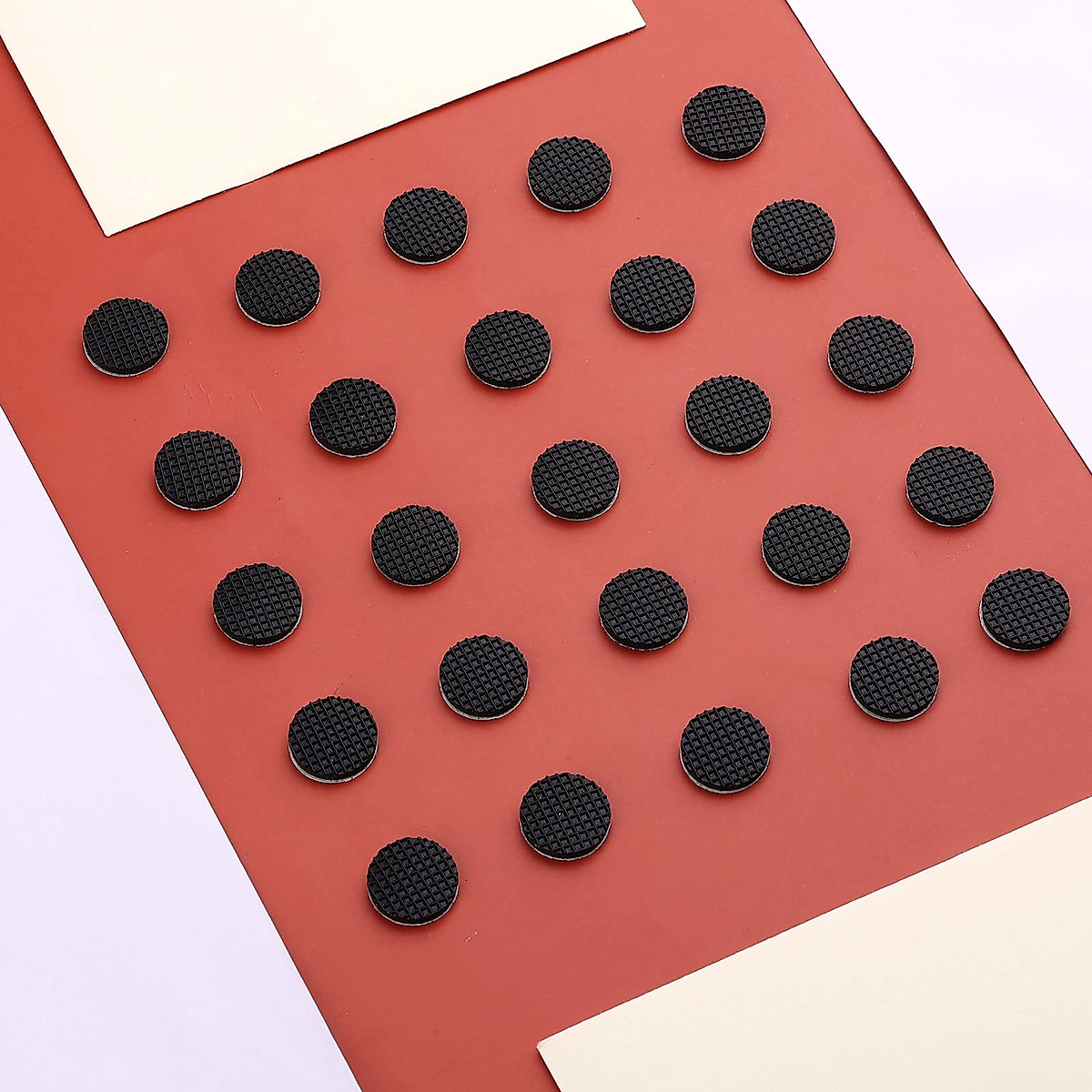 AIEX 30 Pcs Grips for Guitar Picks, Rubber Guitars Pick Grip, Self-Adhesive Round Guitar Grips for Guitars Picks Stop Dropping (Black, Only Grips)