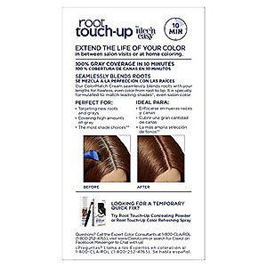 Clairol Root Touch-Up by Nice'n Easy Permanent Hair Dye, 5R Medium Auburn/Reddish Brown Hair Color, Pack of 1