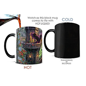 Morphing Mugs Disney – Sleeping Beauty – Maleficent’s Curse - Thomas Kinkade Studios - One 11 oz Color Changing Ceramic Mug – Image Revealed When HOT Liquid Is Added!