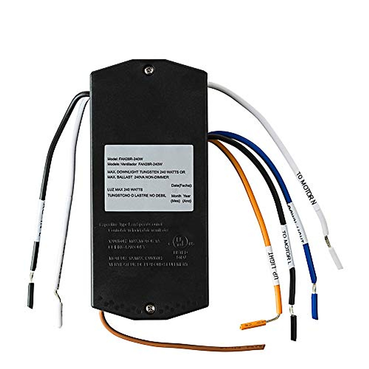 Universal Ceiling Fan Remote Control Kit with Up Down Light Replacement for Hampton Bay Harbor Breeze Hunter Litex Westinghouse 3-Speed Dimmer UC7078T UC7067RC L3H2010FANHD Fan-HD6 FAN-28R -Pikeman