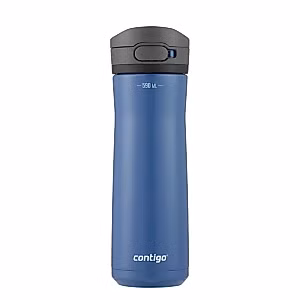 Contigo Jackson Chill drinks bottle, large BPA-free stainless steel water bottle, 100% leakproof, keeps drinks cool for up to 24 hours; insulated bottle for sports, cycling, jogging, hiking, 590 ml